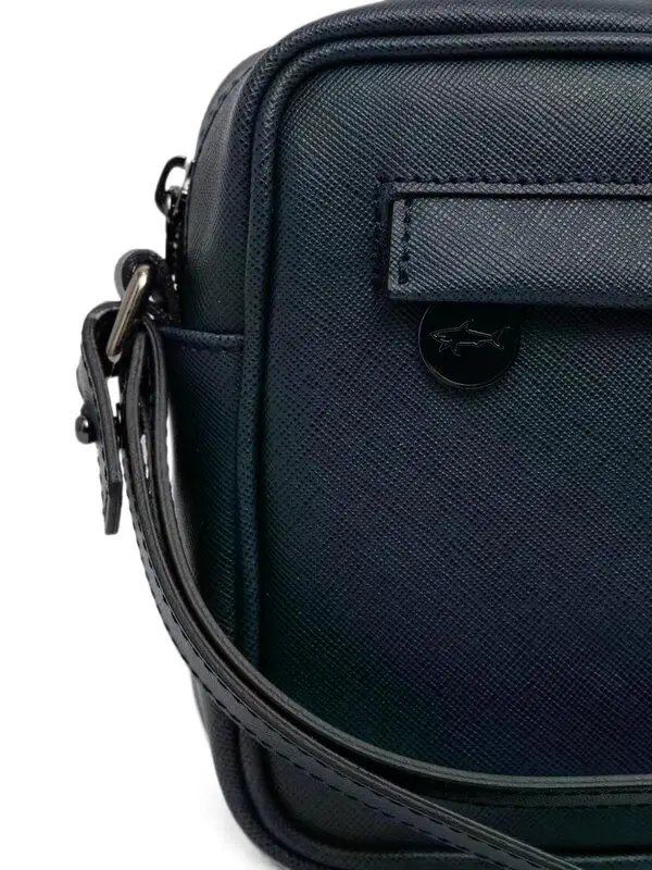 Paul & Shark Logo Detail Zip-fastening Clutch Bag