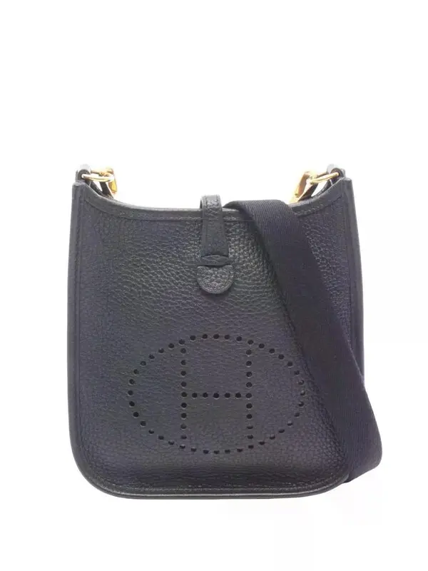Hermès Clemence Evelyne Tpm 16 Crossbody Bag - Black