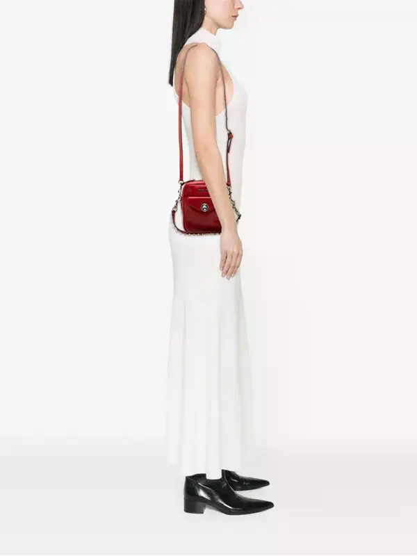 Miu Miu Vitello Soft Camera Bag With Crystal Embellishments