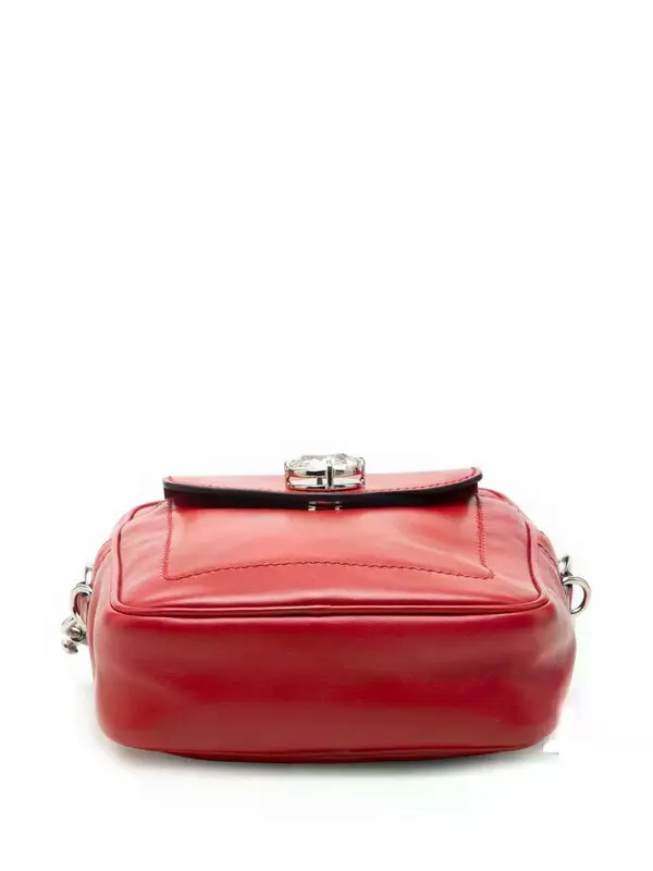 Miu Miu Vitello Soft Camera Bag With Crystal Embellishments