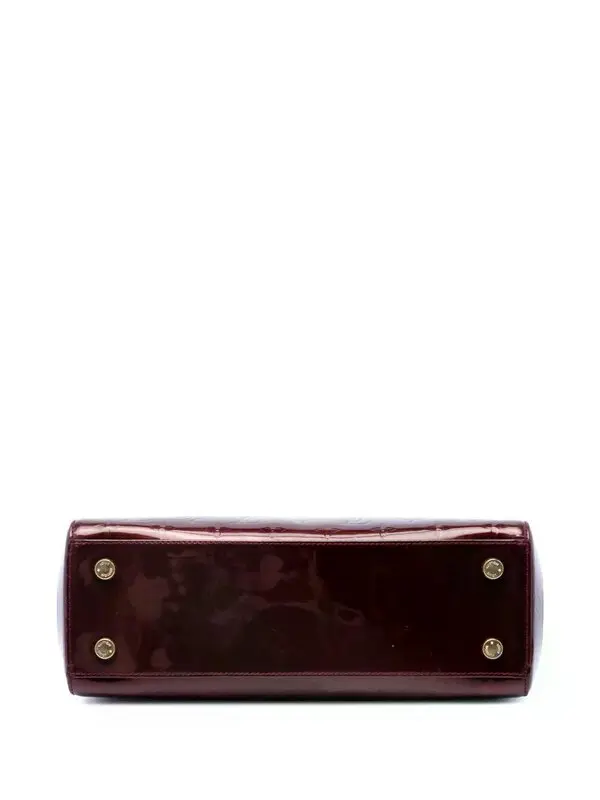 LOUIS VUITTON Monogram Vernis Brea Mm Satchel - Red