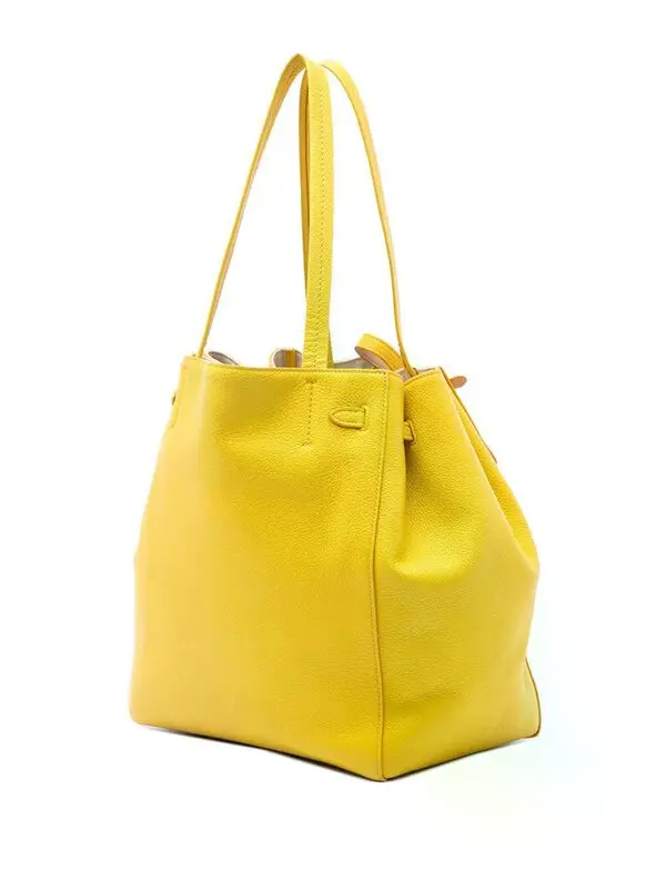 Celine 2014 Small Grained Calfskin Phantom Cabas Tote Bag - Yellow
