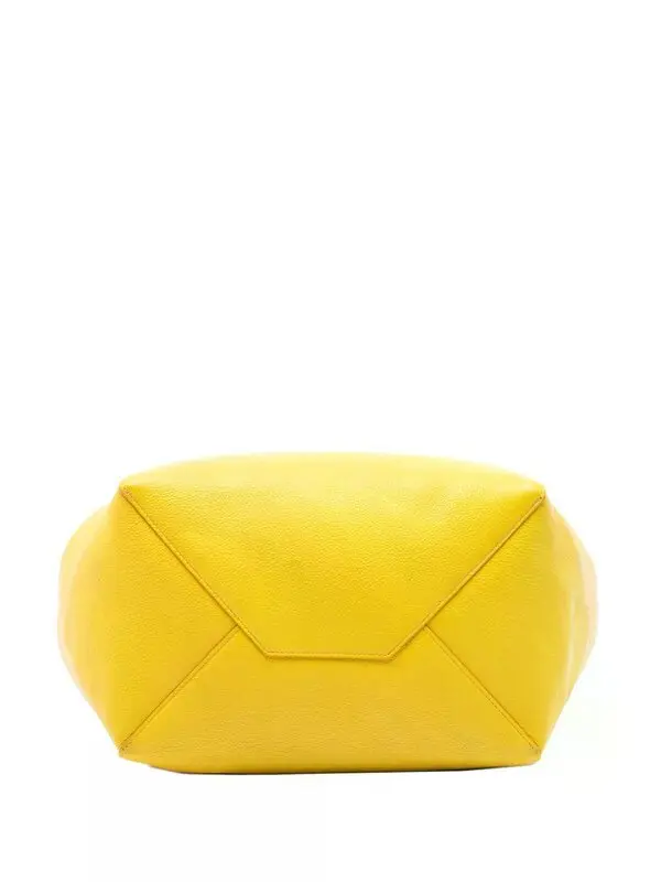 Celine 2014 Small Grained Calfskin Phantom Cabas Tote Bag - Yellow