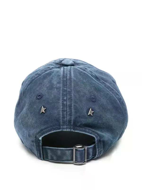 GOLDEN GOOSE Journey Washed Baseball Cap - Blue