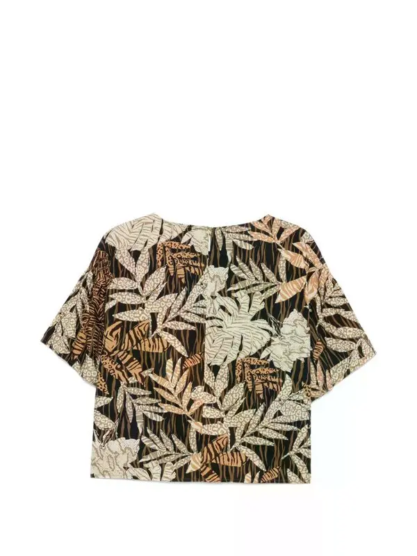 KAOS Leaf-pattern Blouse
