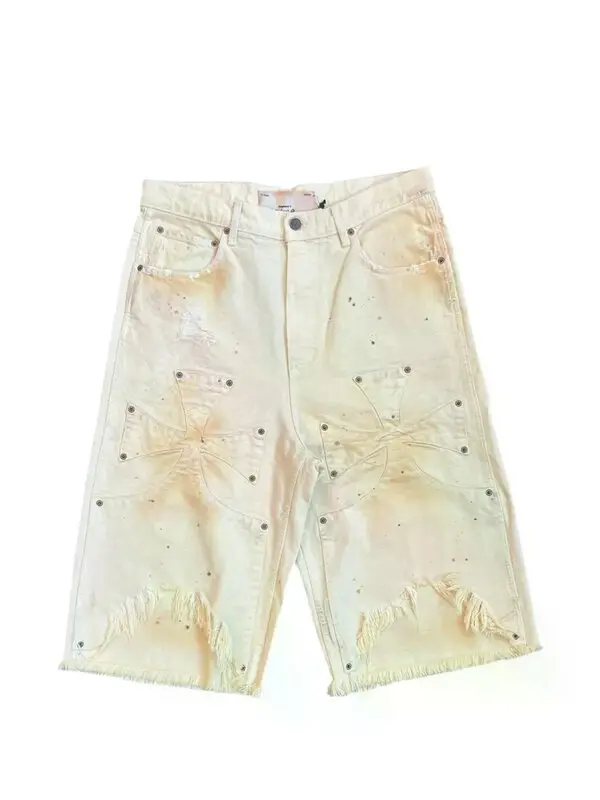 SEKRIT Chopper Cross-patch Shorts