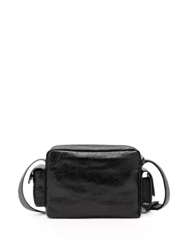 Balenciaga Superbusy Crinkled Leather Messenger Bag
