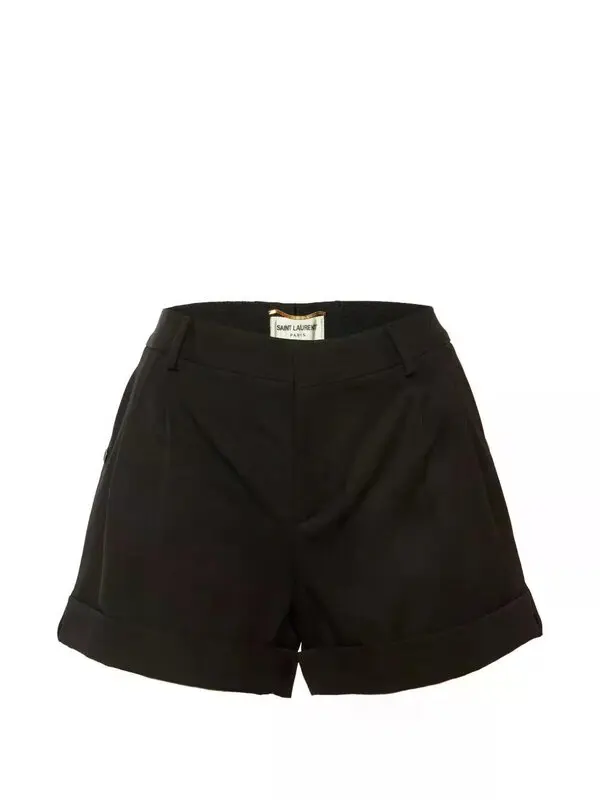 Saint Laurent Tailored Turned-up Wool Shorts