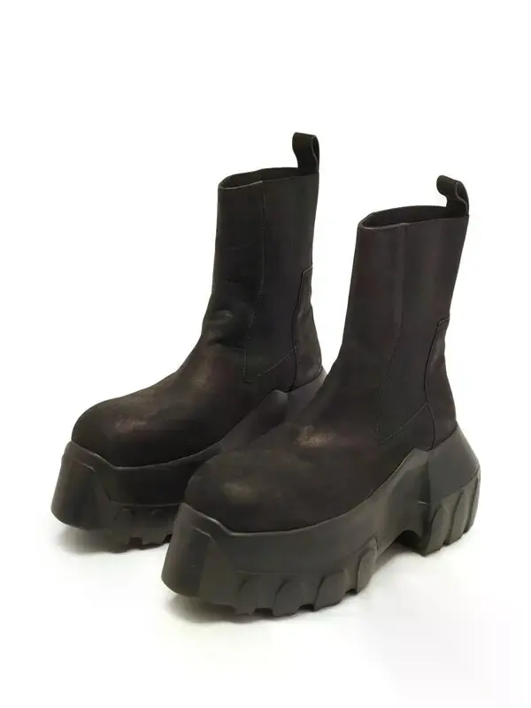 Rick Owens Tractor Dunk Round-toe Boots