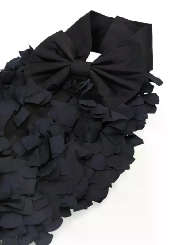 Emporio Armani Bow Detail Floral Appliqué Accessory