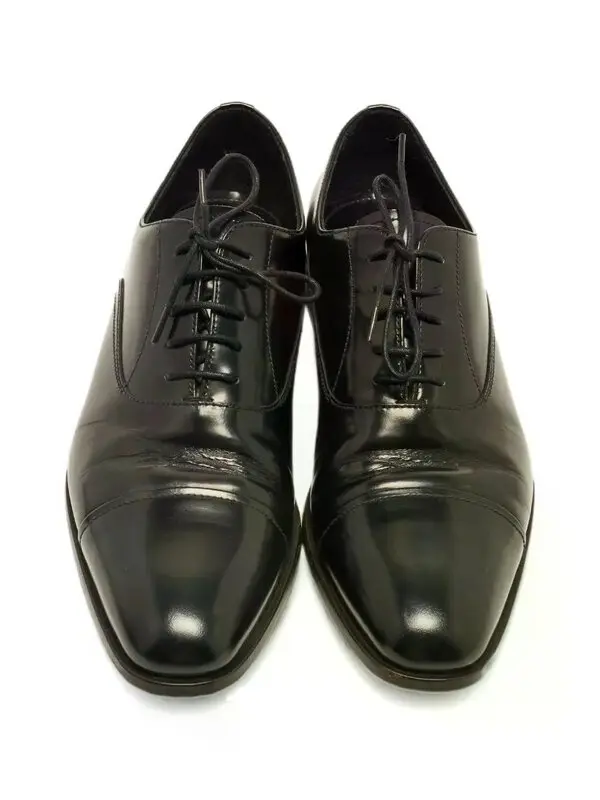 Prada Leather Lace-up Oxford Shoes