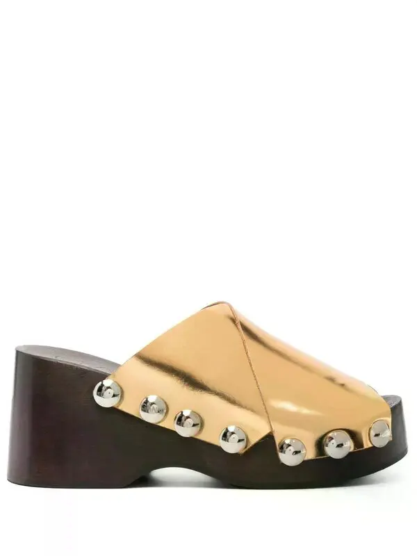 GANNI Stud-detail Clogs