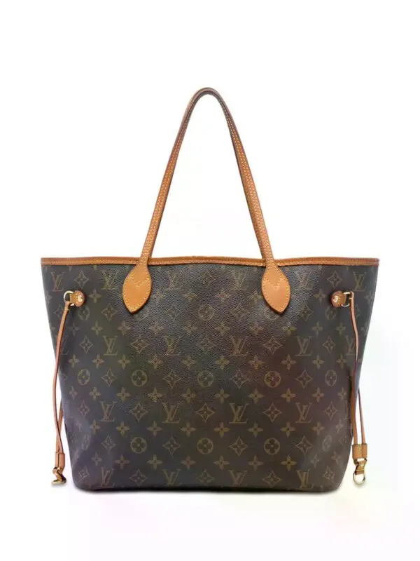 LOUIS VUITTON Monogram Canvas Neverfull Mm Tote Bag - Brown