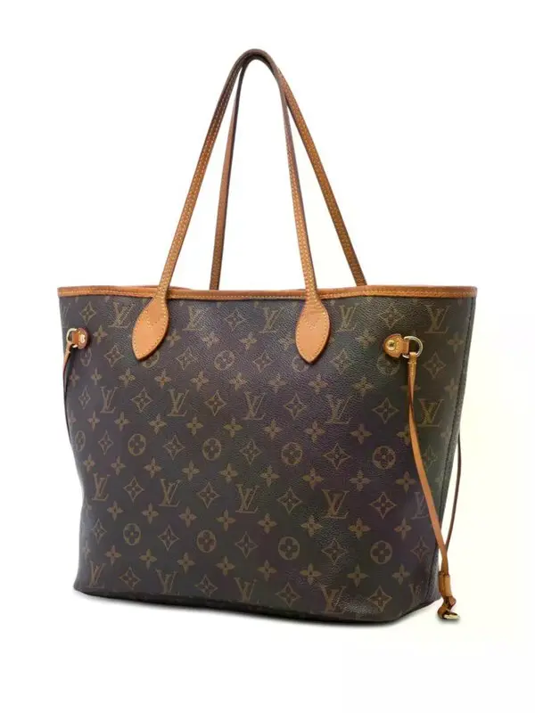 LOUIS VUITTON Monogram Canvas Neverfull Mm Tote Bag - Brown
