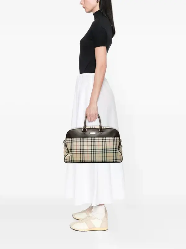 Burberry House Check Canvas Travel Bag