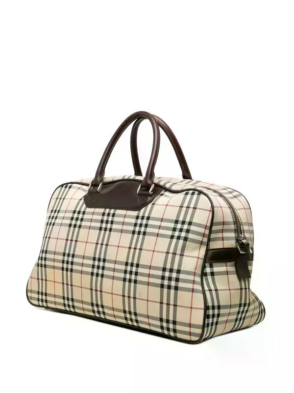 Burberry House Check Canvas Travel Bag
