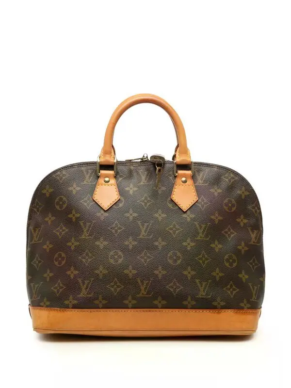 LOUIS VUITTON Monogram Alma Pm Handbag - Brown