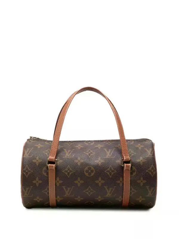LOUIS VUITTON 1992 Monogram Papillon 26 Handbag - Brown