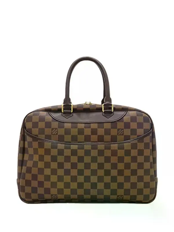 LOUIS VUITTON Damier Ebene Deauville Handbag - Brown