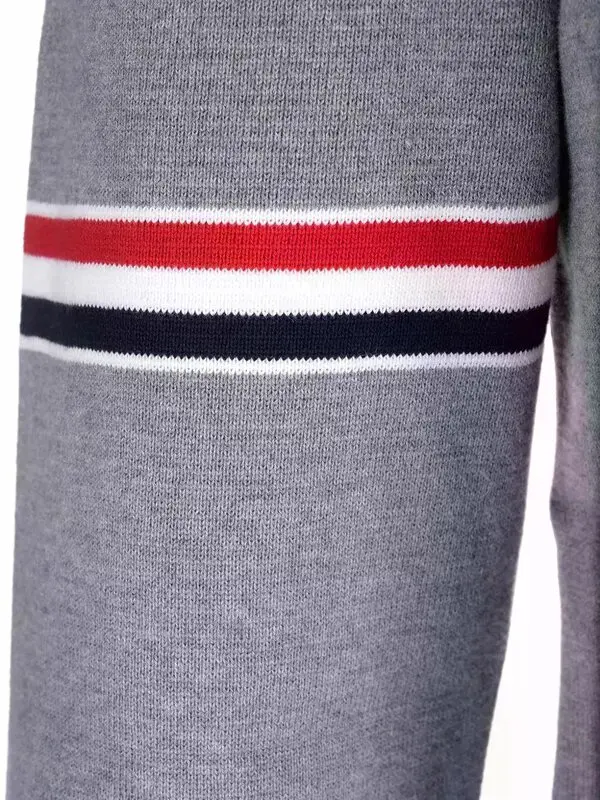 Thom Browne Milano Knit Rwb Stripe Sweater