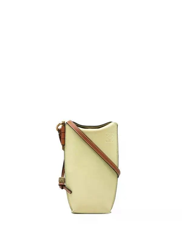Loewe Leather Gate Pocket Crossbody Bag - Yellow
