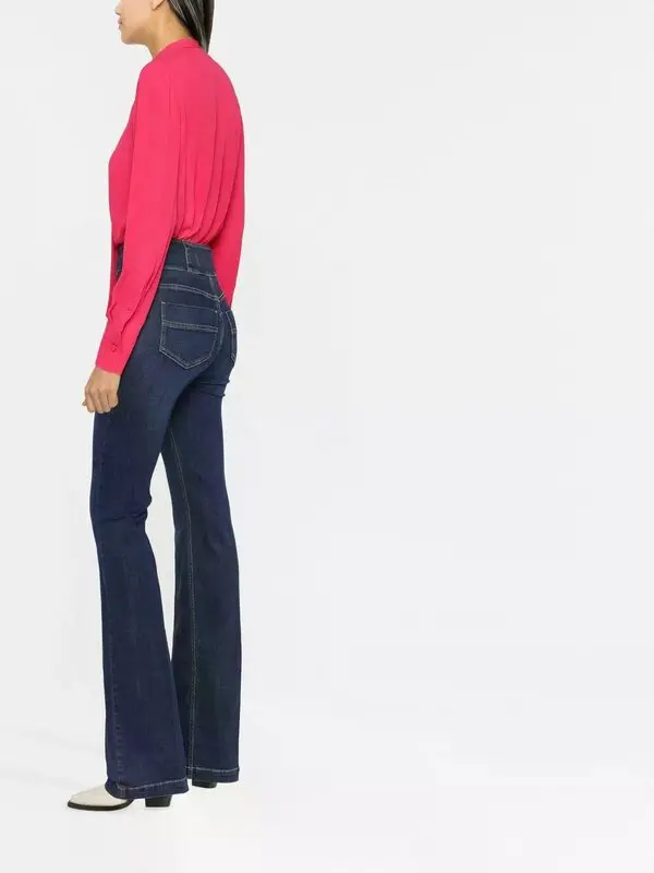 Elisabetta Franchi High-rise Flared Jeans