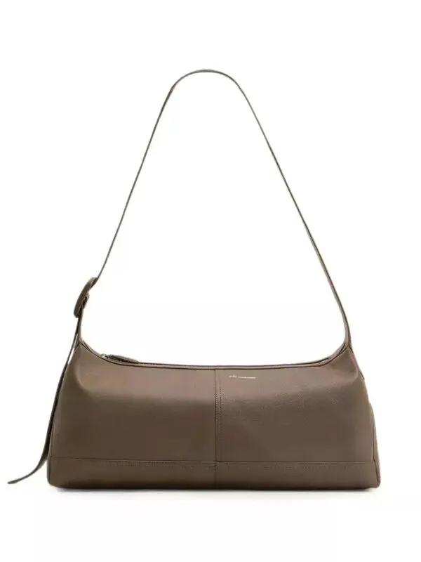 AMI Paris Small Taurillon Leather Crossbody Bag