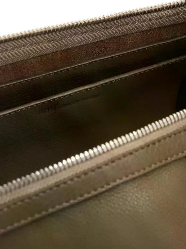 AMI Paris Small Taurillon Leather Crossbody Bag