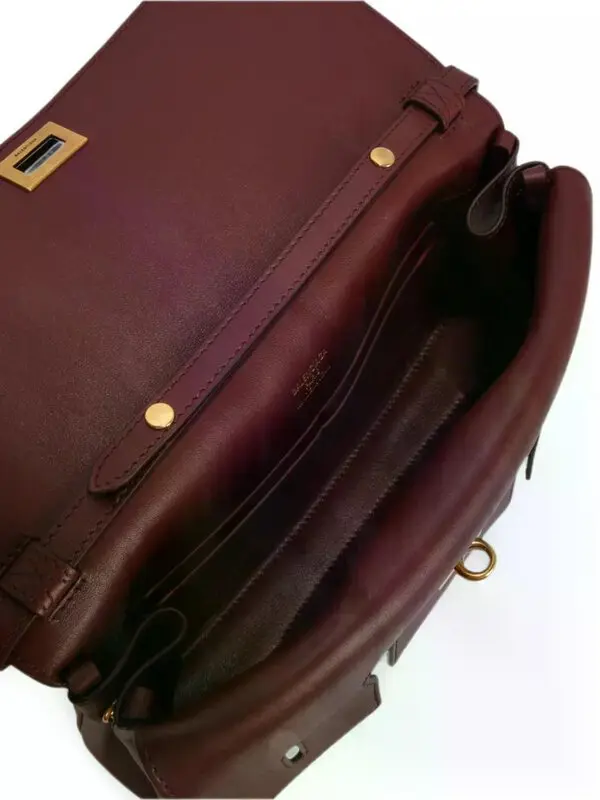 Balenciaga Bel Air Leather Clutch Bag