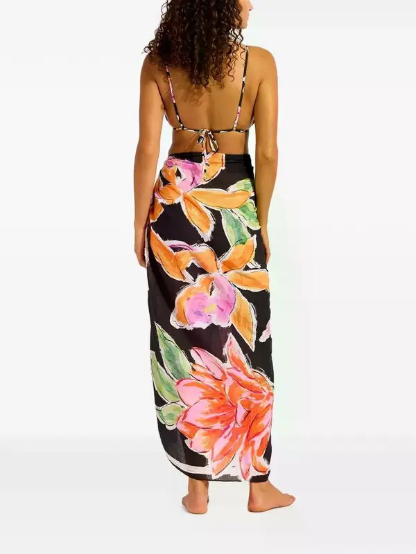 Seafolly Floral-print Sarong