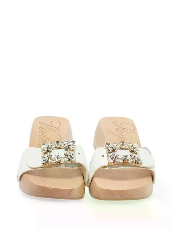 ROGER VIVIER Crystal-embellished Clogs