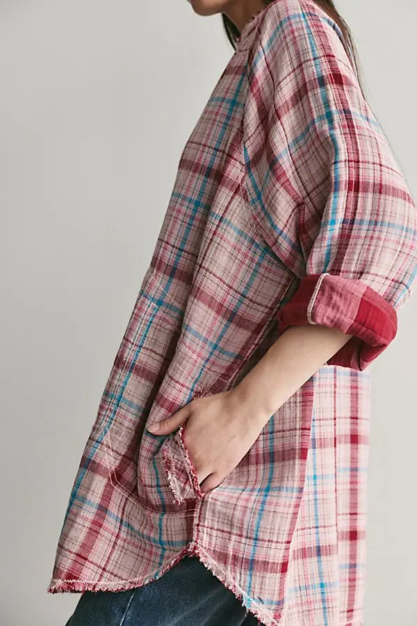Free People We The Free Tunic - Mauve Combo