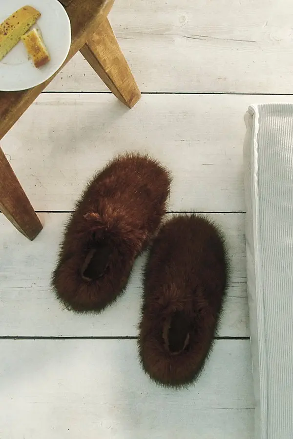 FP VEGAN COLLECTION Faux Fur Slippers - Mink