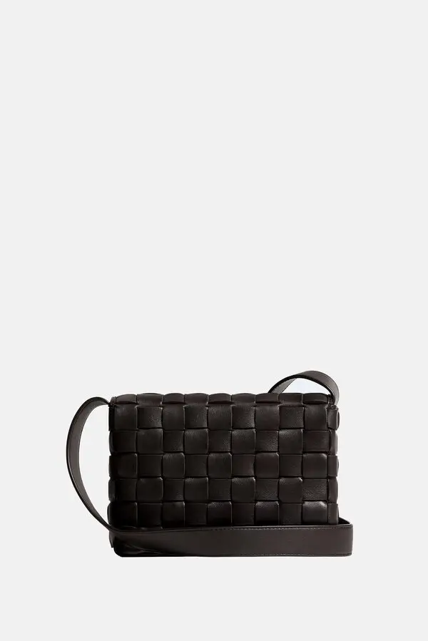 Bottega Veneta Orto Messenger Bag - Marrone