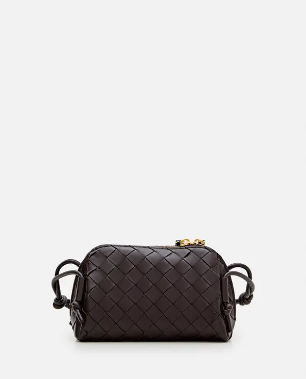 Bottega Veneta Pochette Concert Clutch - Brown