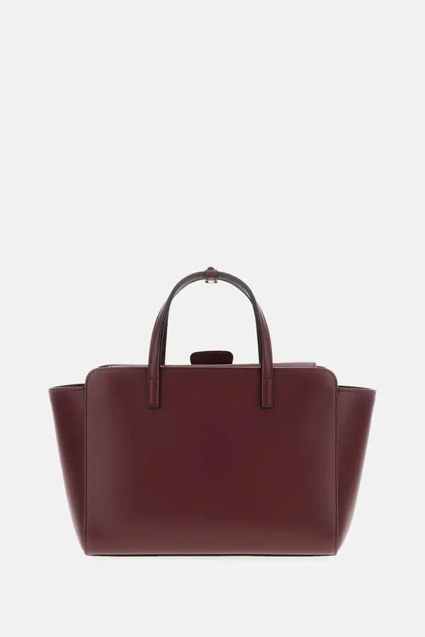 HIDESINS Leather Flap Crossbody Bag - Rosso