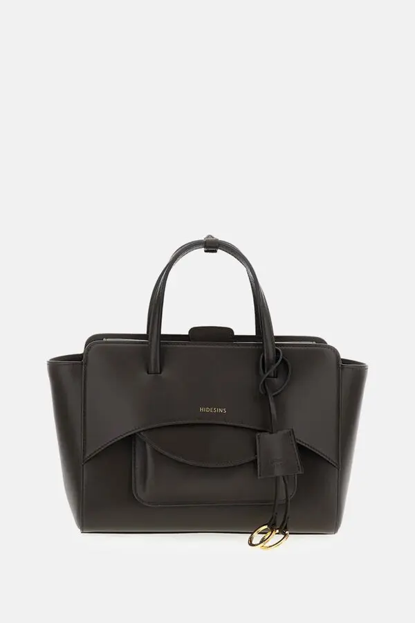 HIDESINS Leather Shoulder Bag - Marrone