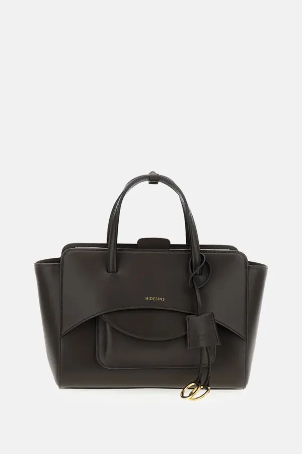 HIDESINS Leather Shoulder Bag - Marrone