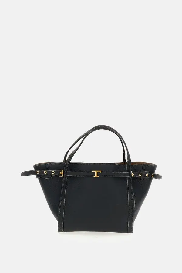 TOD'S Tim Shopping Bag Small - Nero