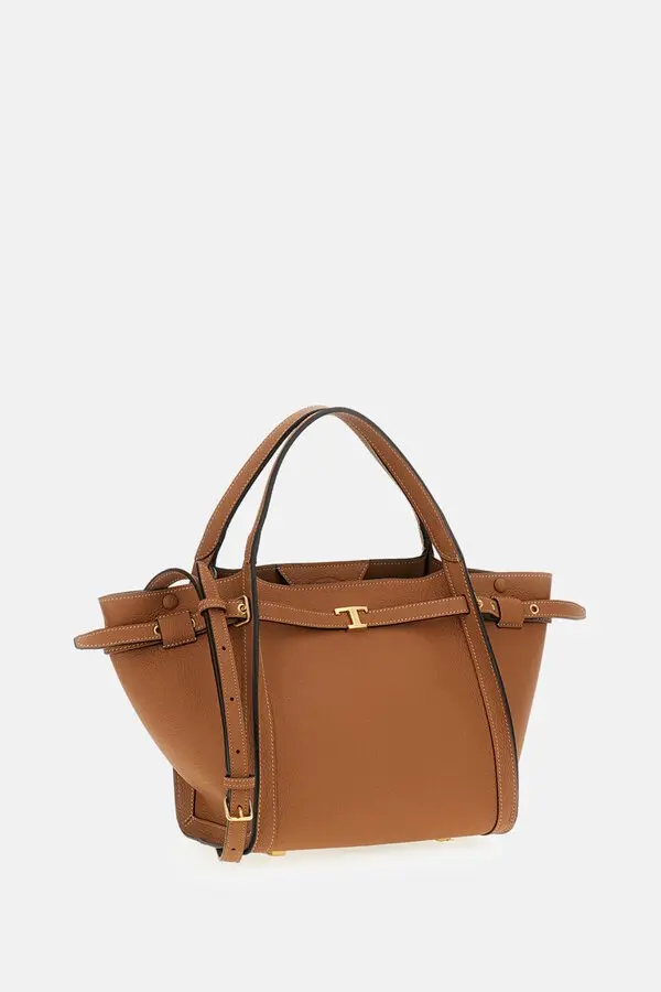 TOD'S Small Tim Shopping Bag - Brown
