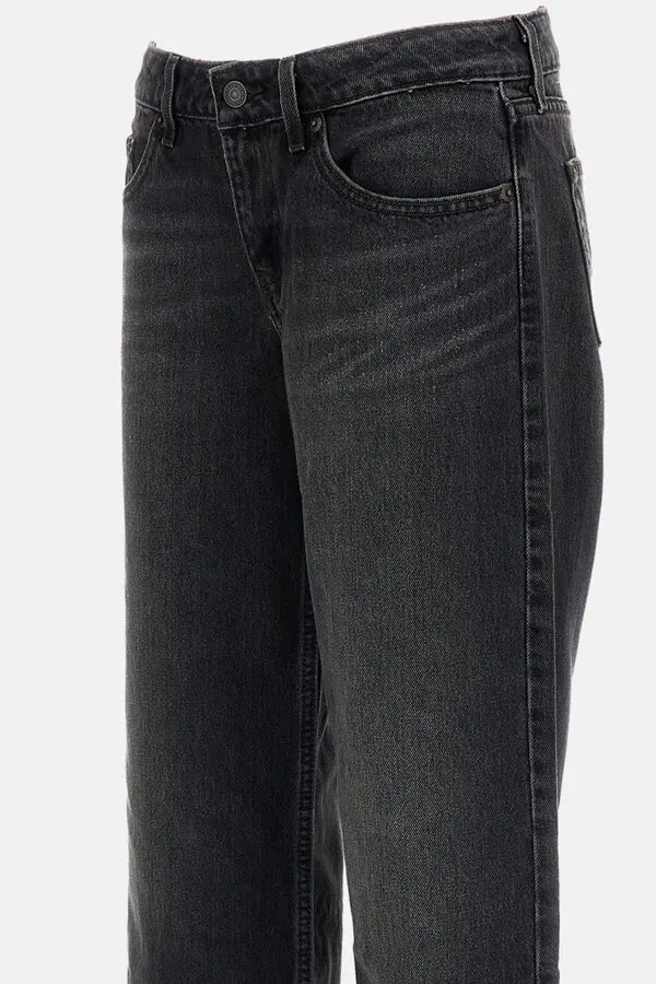 LEVI'S Low Rise Wide Leg Jeans - Black