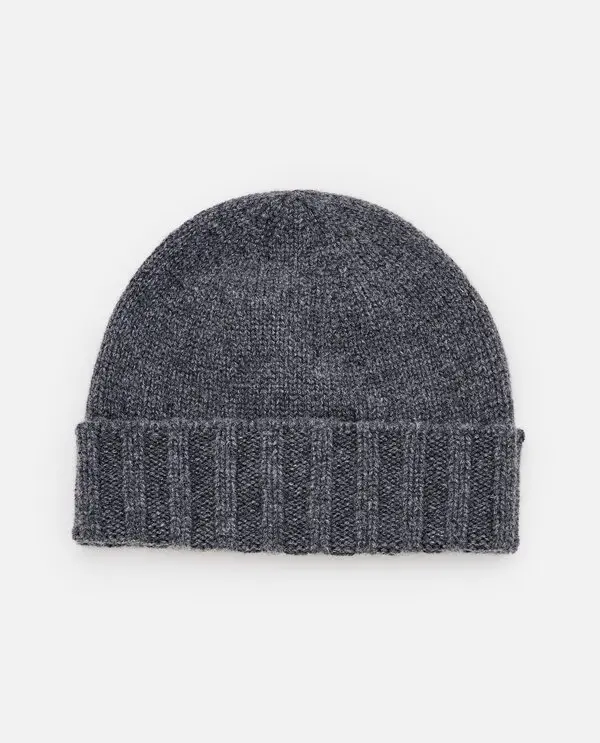 DRUMOHR Ribbed Knit Beanie - Grey
