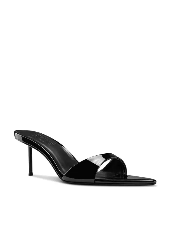 Femme La Marseille Patent Pointed Toe Slip-on Heels