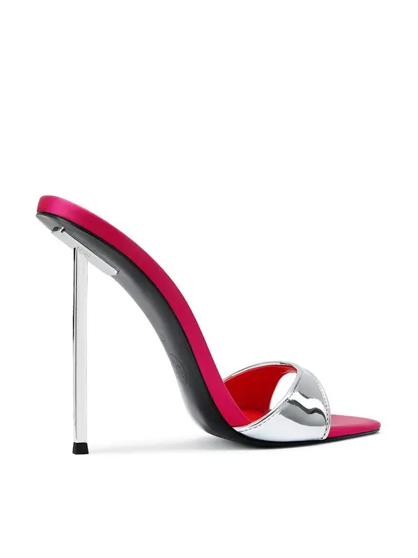 FEMME Whiskey Slipper Platinum/pink