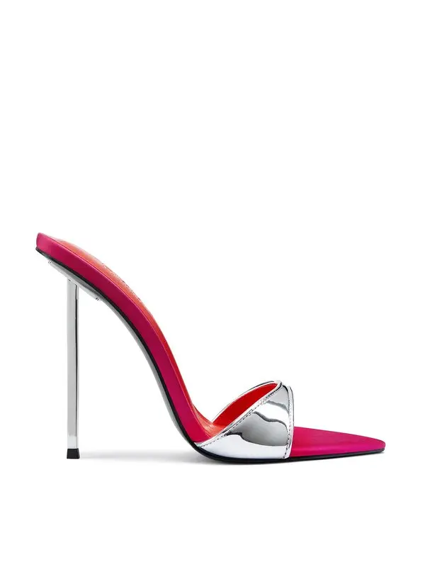Femme La Whiskey Slipper High Heel - Red