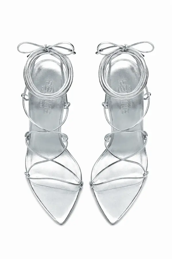 Femme La Sin Lace Up Plata