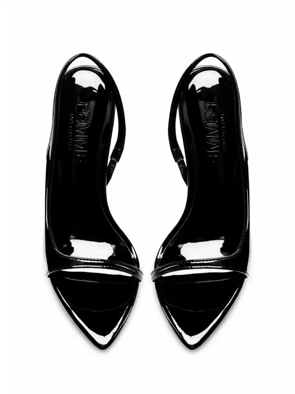 Femme La Riviere Slingback Stiletto Heel - Black