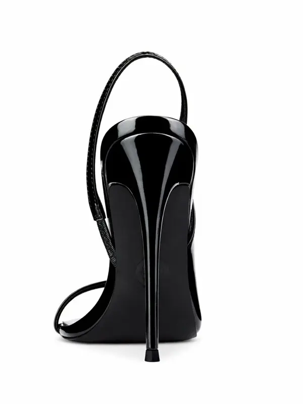 Femme La Riviere Slingback Stiletto Heel - Black