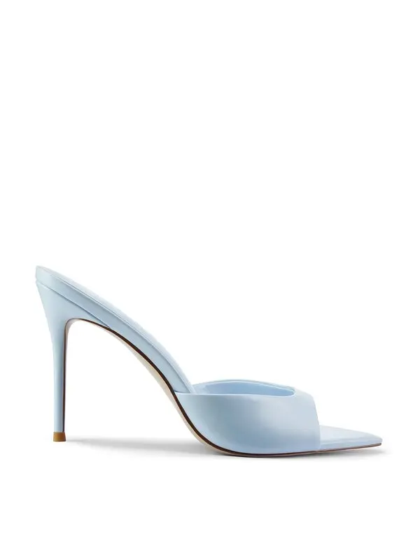 Femme La Bella Slipper Celestial Open Pointed Toe Stiletto Heels - Blue