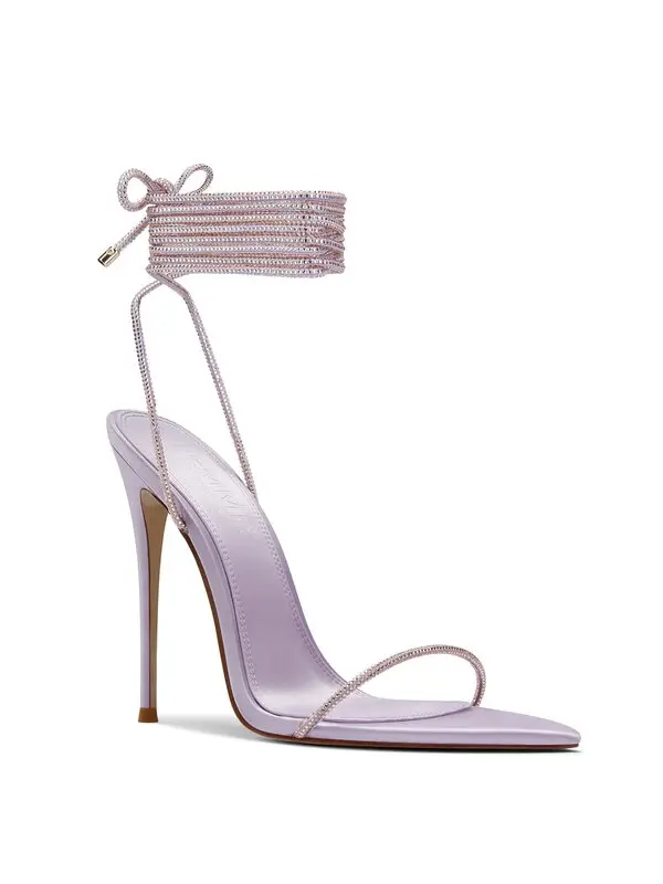 Femme La Luce Minimale Embellished Stiletto Heels